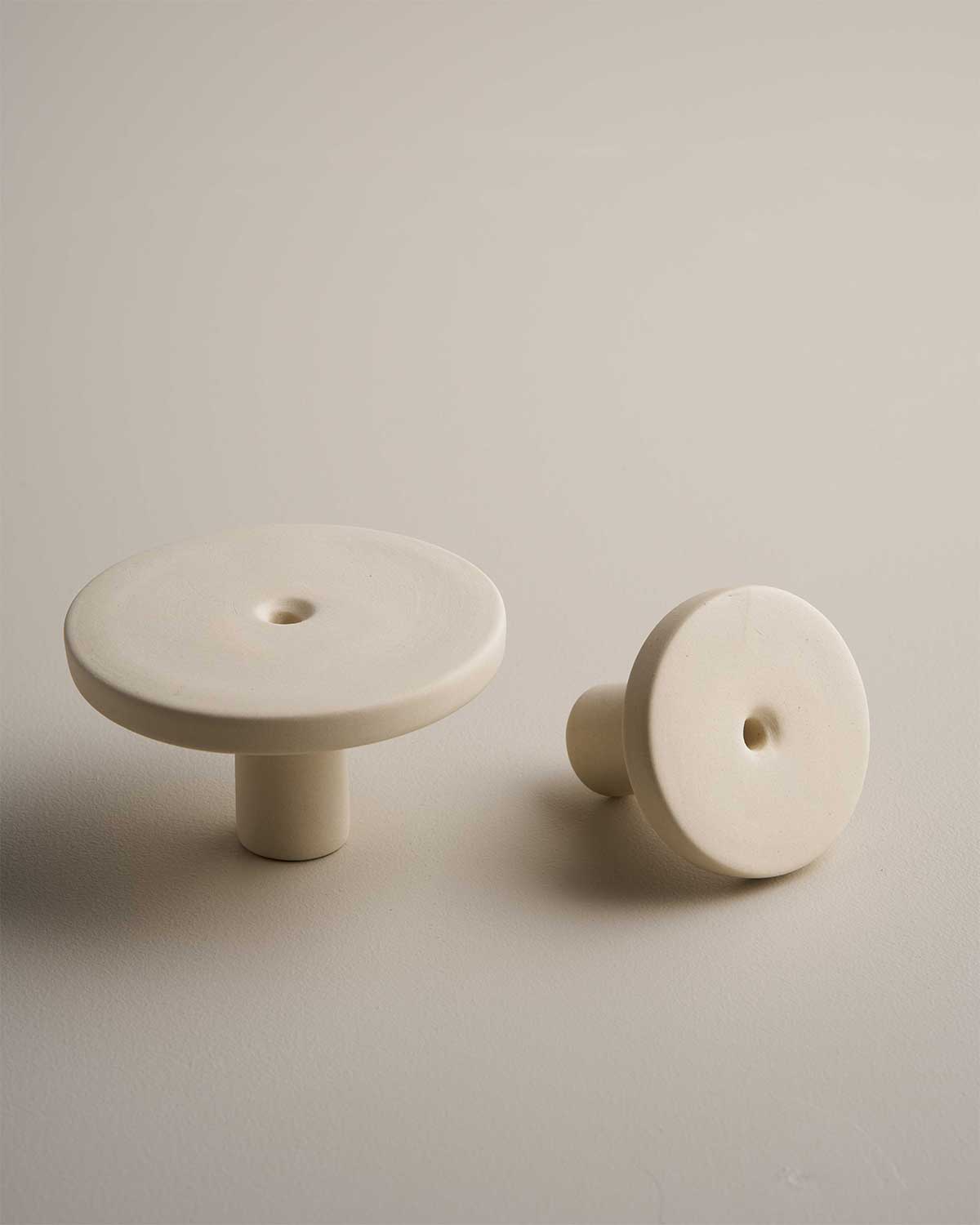 Ceramic Wall Bowl Sconce Light / Bone - Robert Gordon Interiors