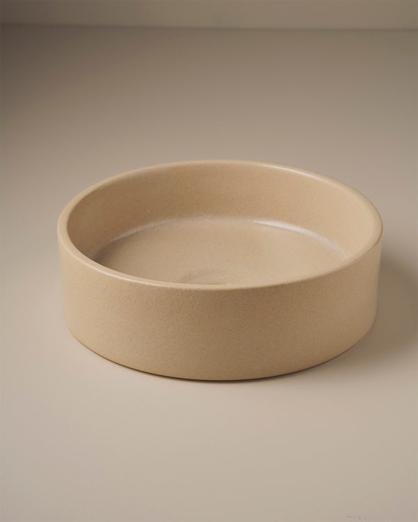 Clay 350 Ceramic Above Counter Basin / Sand - Robert Gordon Interiors