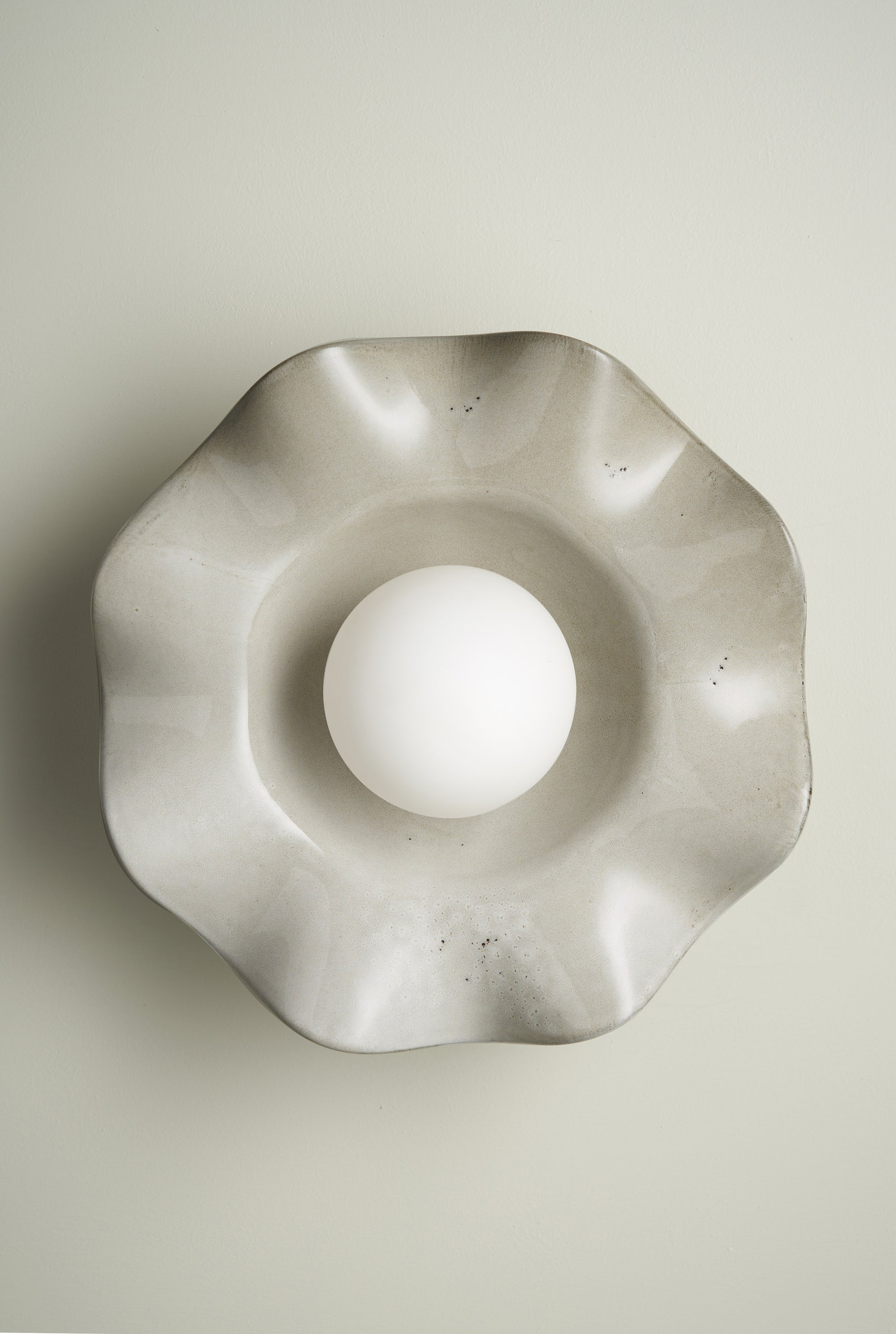 Ceramic Wall Pearl Sconce Light / Saltbush - Robert Gordon Interiors