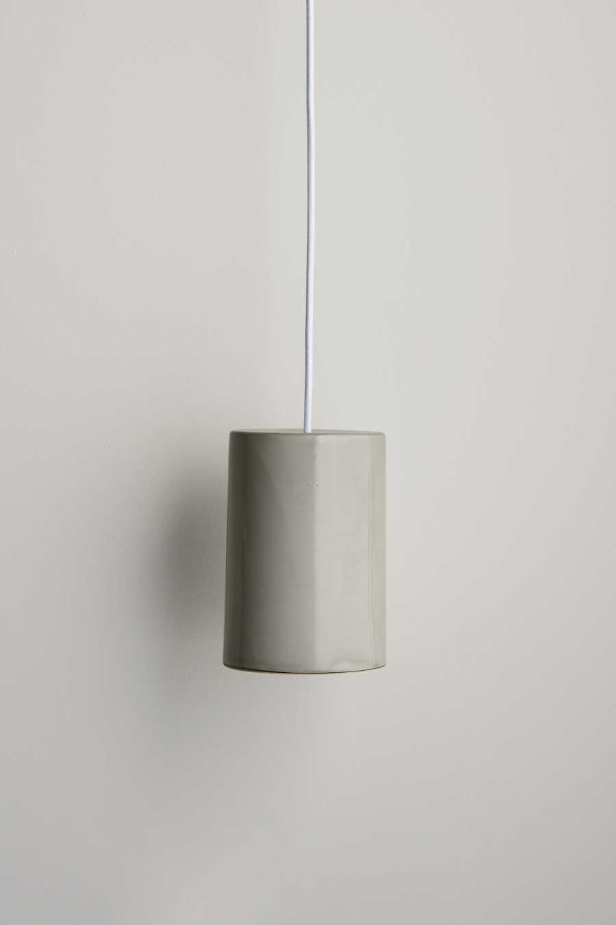 Small Cylinder Light / Saltbush - Robert Gordon Interiors