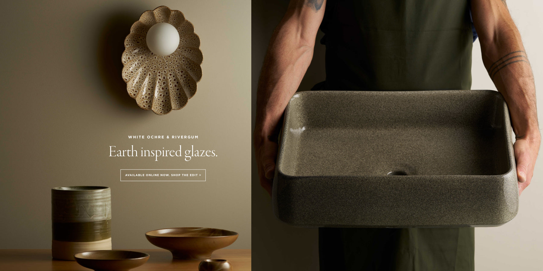 Australian Made Ceramic Lighting & Basins | Robert Gordon Interiors